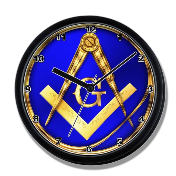 Clock | Wall Decor | Masonic Freemasonry Logo Clock New | Poshmark